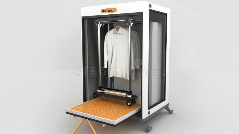 3D Model of Steam Press Machines for Crisp and Wrinklefree Garments ...