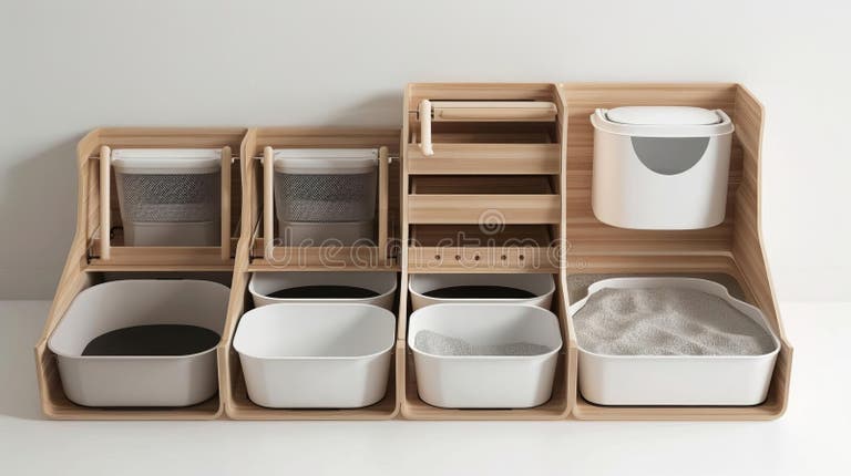 3D Model of Storage Compartments and Accessory Organizers for Litter ...