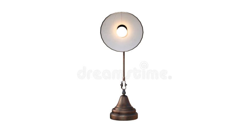 3d Model of a Table Lamp in Different Angles and Poses Rendered for ...