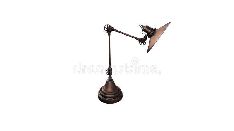 3d Model of a Table Lamp in Different Angles and Poses Rendered for ...