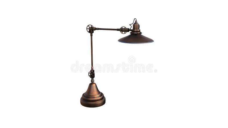3d Model of a Table Lamp in Different Angles and Poses Rendered for ...