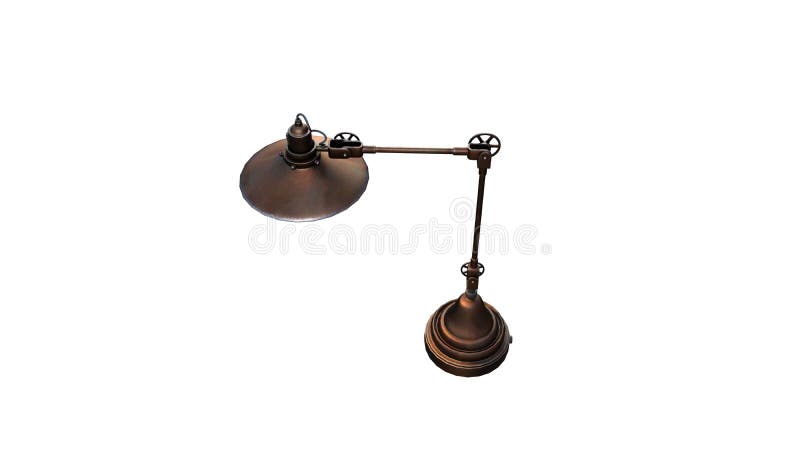 3d Model of a Table Lamp in Different Angles and Poses Rendered for ...