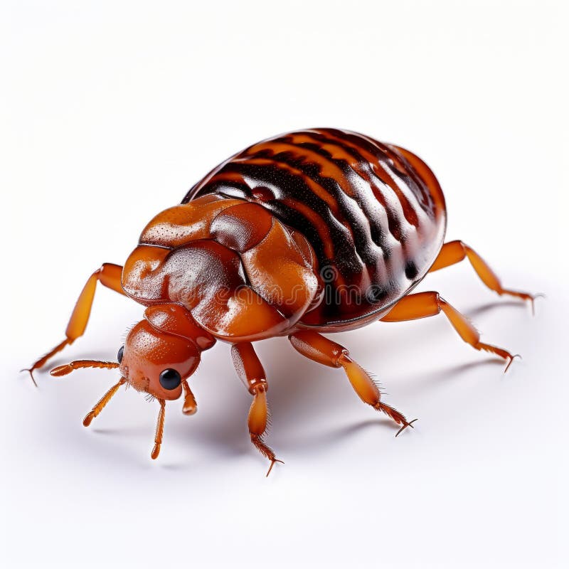 Realistic 3d Bed Bug on White Isolated Background Stock Illustration ...