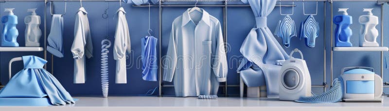 3D Model of Ultrasonic Delicate Fabric and Dry Cleaning Processing ...