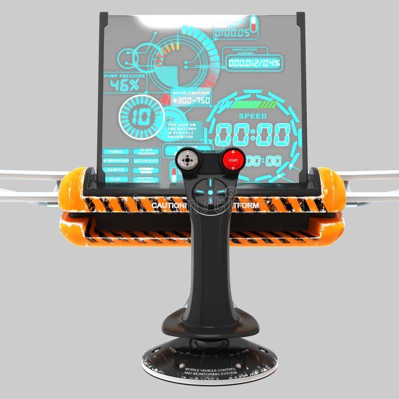 3D Model of a Universal Remote Device for Various Types of Transport ...