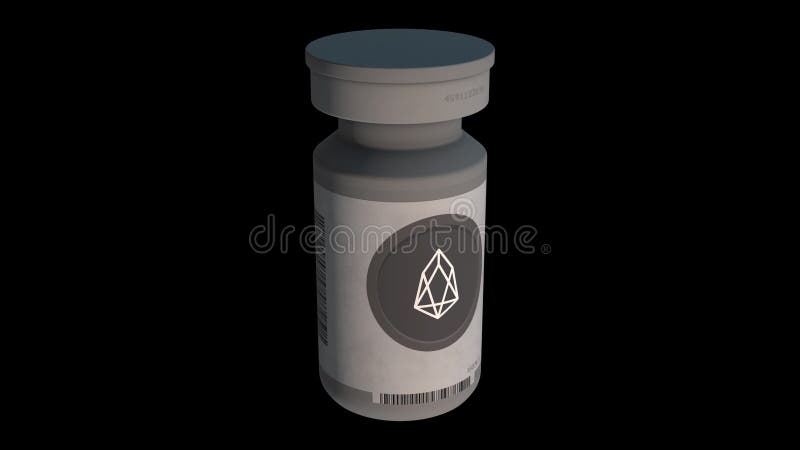 Vial Bio Top Rotation Ethereum Stock Video - Video of item, disease ...