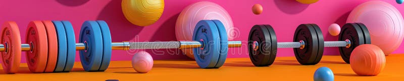 153 3D Model of a Vibrant Smart Gym Icon with Smooth Textures Stock ...
