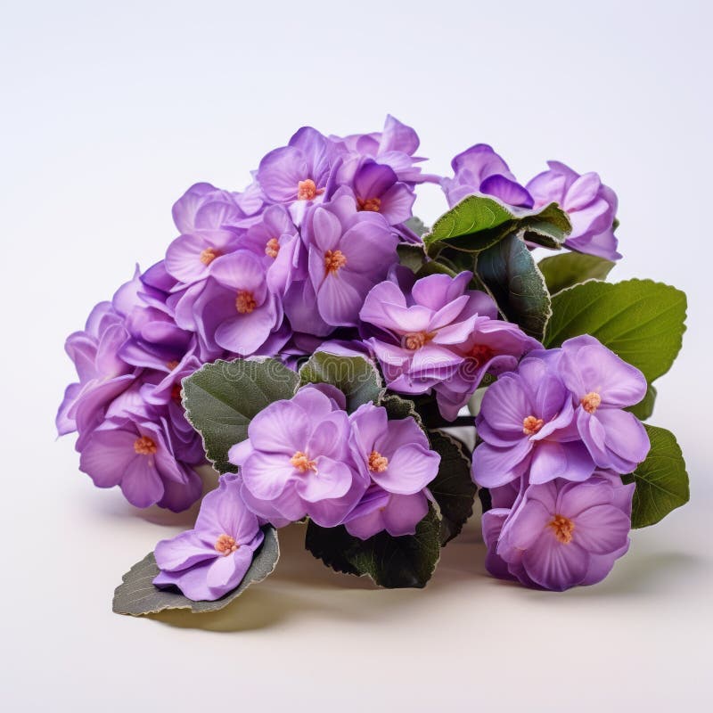 High Resolution Commercial Photography of African Violets Stock ...