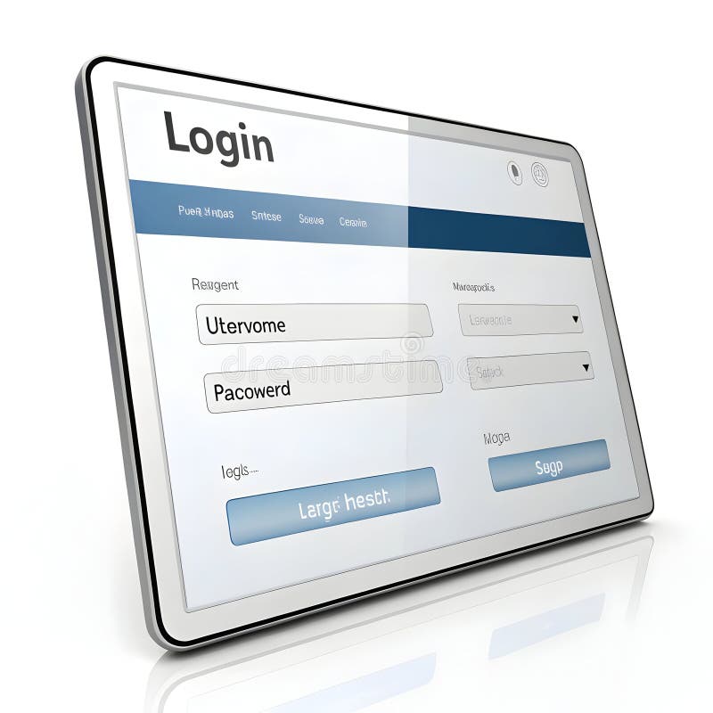 Weblogin Stock Illustrations – 4 Weblogin Stock Illustrations, Vectors ...