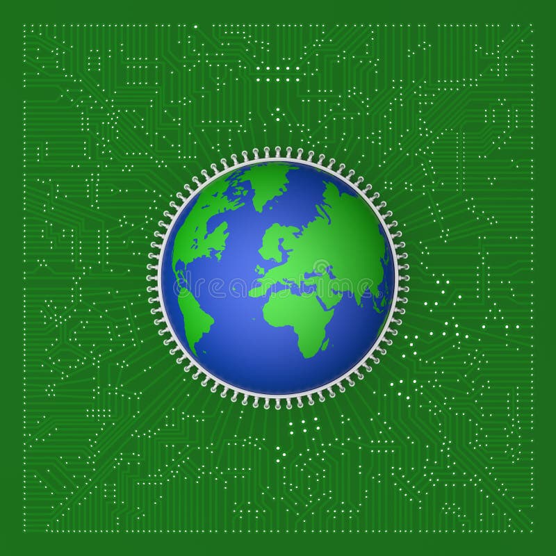 World circuit stock illustration. Illustration of complicated - 29767254
