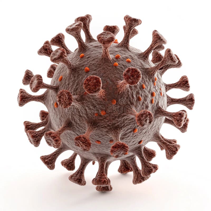 Abstract Virus Structure 3D Modeling PSD File Stock Illustration ...