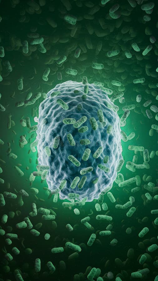 3D Modeling of Germs and Bacteria in the Environment, Simulation from ...