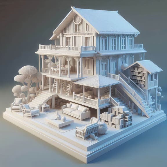 D Modeling Rendering Creating Three Dimensional Models and Rend Stock ...