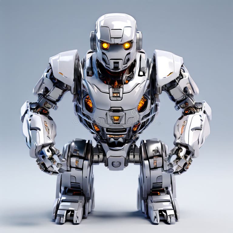 D Modeling Robot A Robot Designed For Creating And Manipulatig Stock Image Image Of Creating