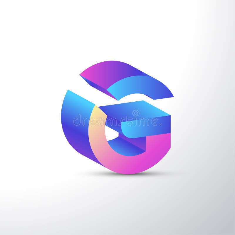3D Modern and Colorful Letter G Logo Design. Dynamic and Vibrant G Logo ...