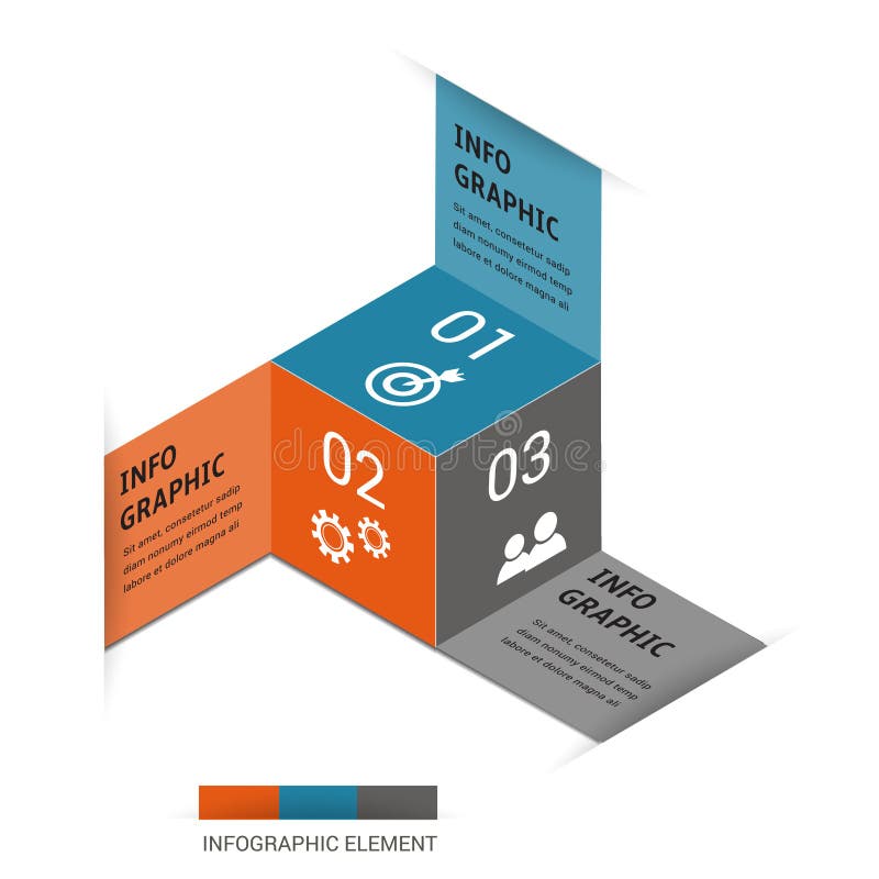 3D Modern Template Vector Banner Infographics. Stock Vector ...