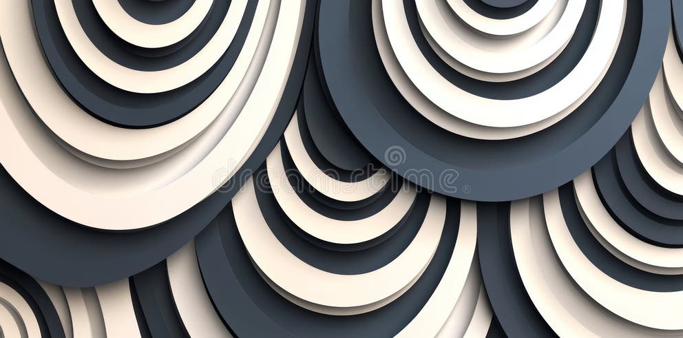 3D Modern Wave Lines Pattern with Smooth Curves and Flowing Dynamic ...