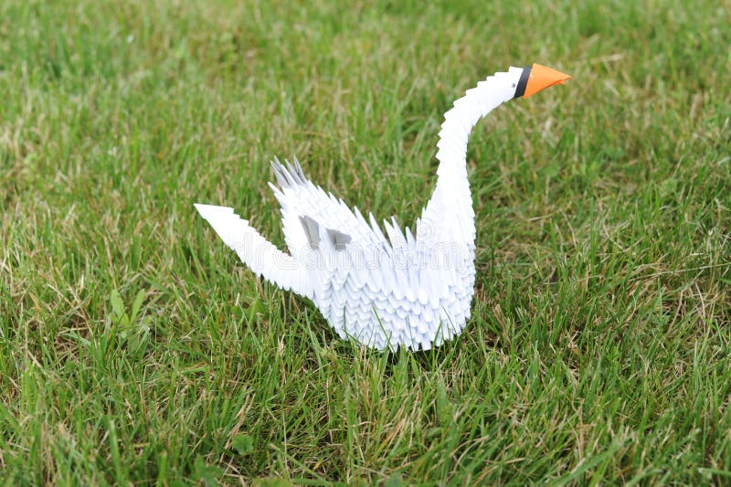 3d Modular Origami Mini Swan
