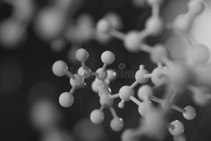 3D Molecular Structure of Silicon Dioxide Stock Illustration ...