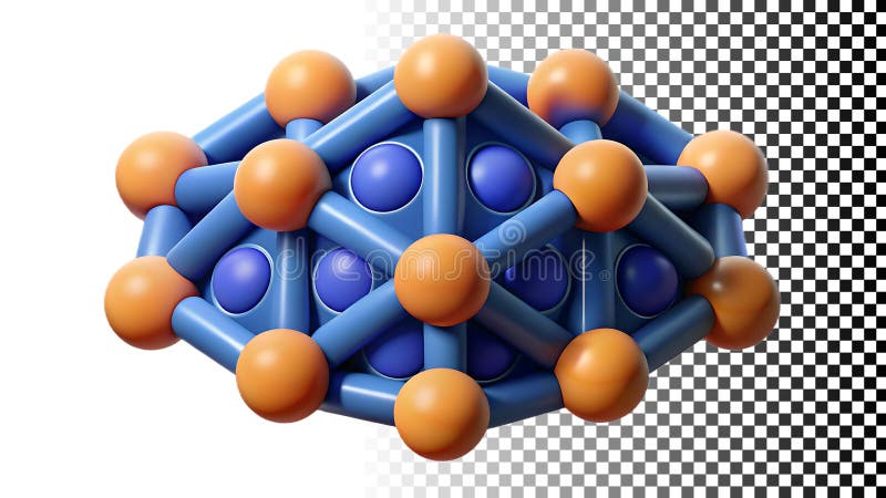 Molecule Structure Model, Science and Chemistry Diagram Png Transparent ...