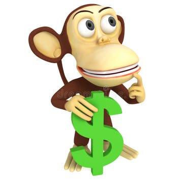 3d Monkey Money Stock Illustrations – 46 3d Monkey Money Stock ...