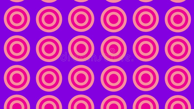 A 2D Motion Graphic of Colorful Circle Shape in Front of Color Backdrop ...