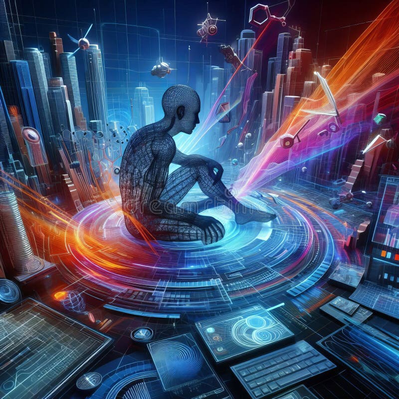 3D Motion Graphics Designing Dynamic and Visual Stock Illustration ...