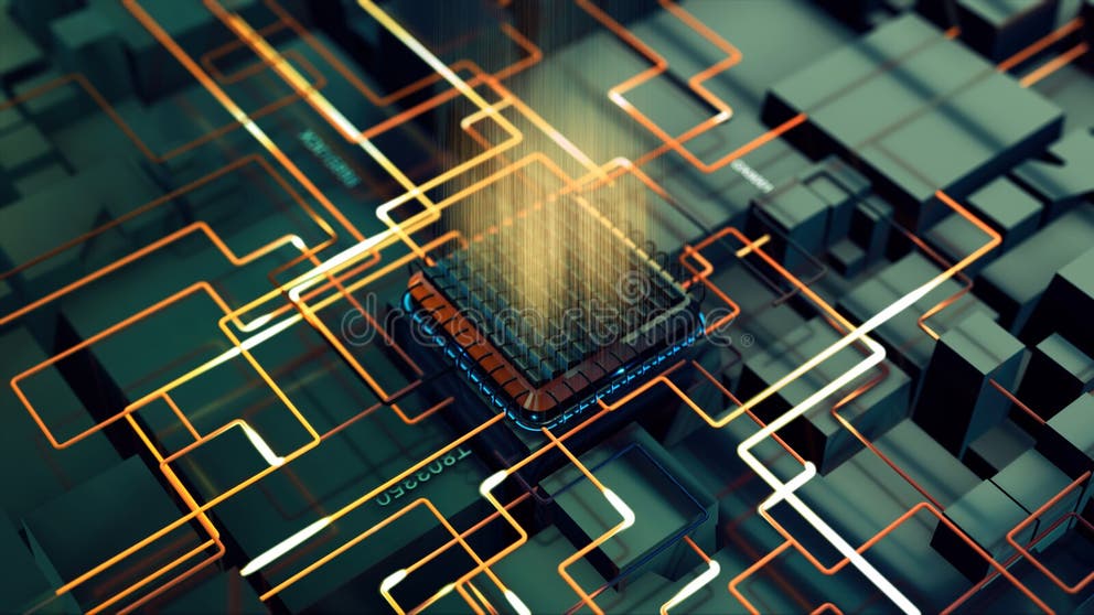 Technology Circuit Telecommunication Transfer Stock Illustrations – 146 Technology Circuit ...