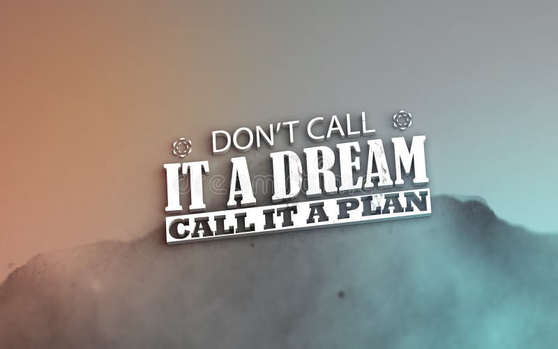 3D Motivational poster stock illustration. Illustration of qoute - 85235466