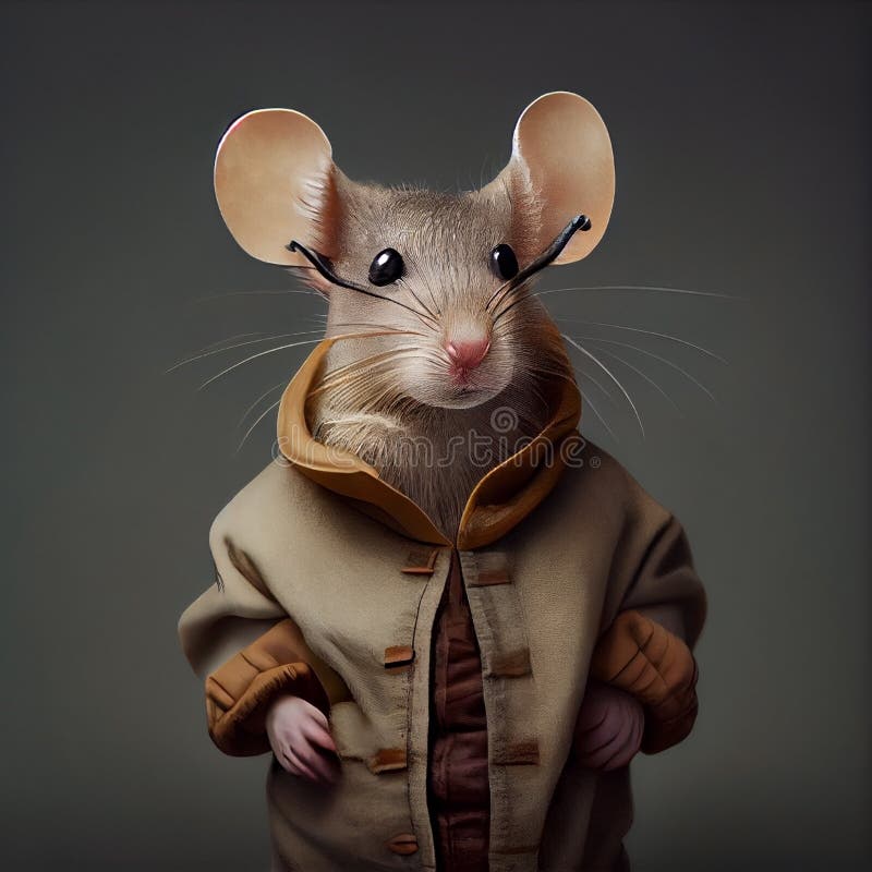 3D Mouse Avatar for Web Account or Games Online Stock Illustration ...