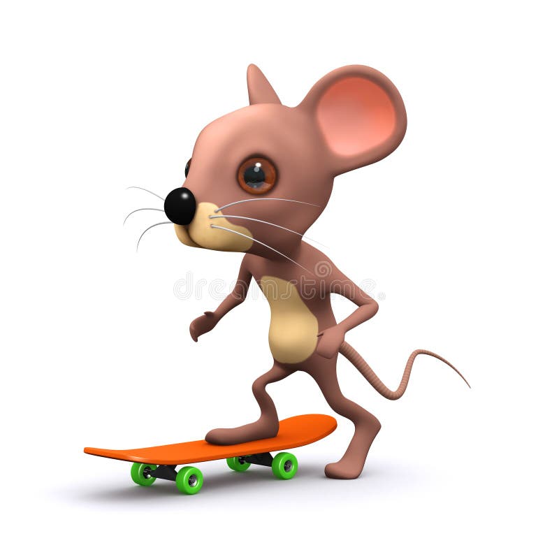 Skate Mouse Stock Illustrations – 157 Skate Mouse Stock Illustrations ...