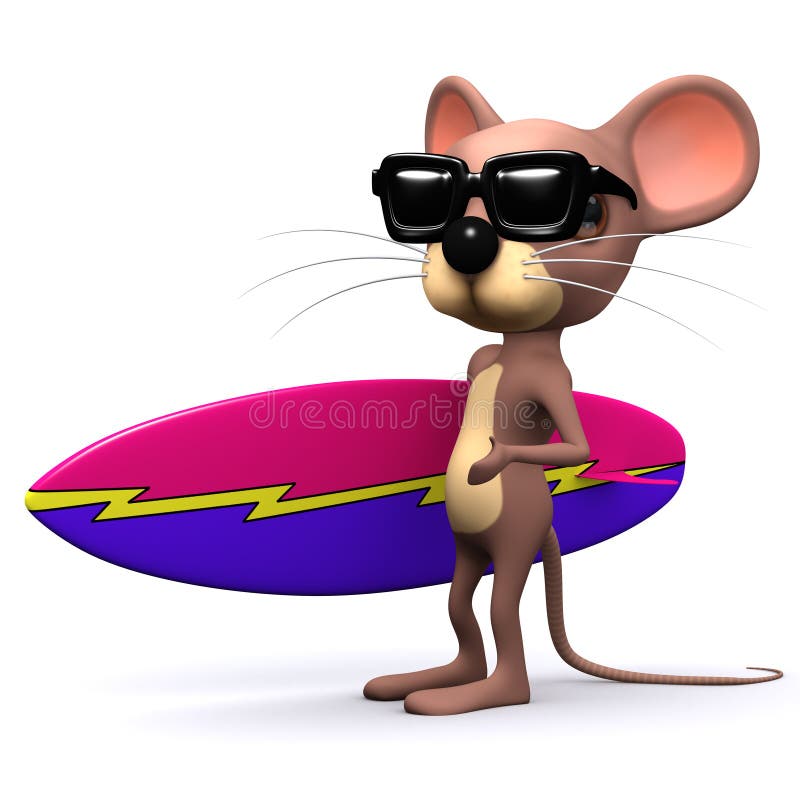 3d Mouse guitarist stock illustration. Illustration of whiskers - 41604373