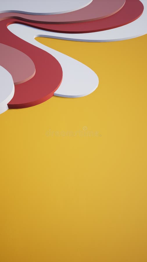 3D Multicolor Line Abstract Background Wallpaper Stock Illustration ...