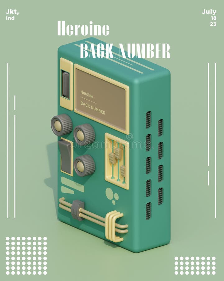 3d Music Cube, Heroine by Back Number, Song, Music, Back Number Stock ...