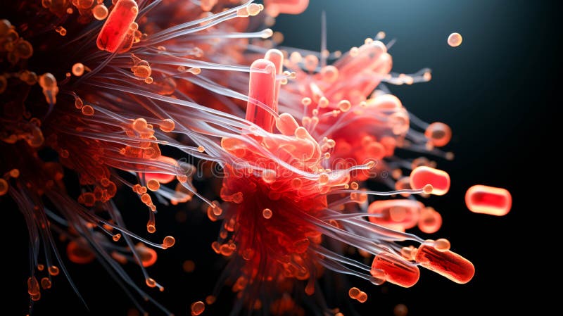 3D Mycobacterium Tuberculosis Bacteria Stock Illustration ...