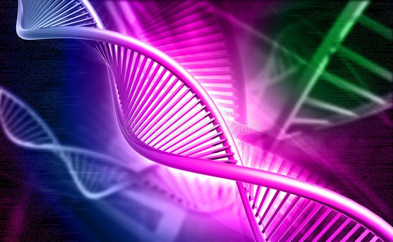 D N a stock illustration. Illustration of helix, genetically - 38520174