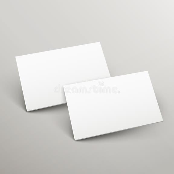 3d Name Cards Template Design Stock Vector - Illustration of concept ...