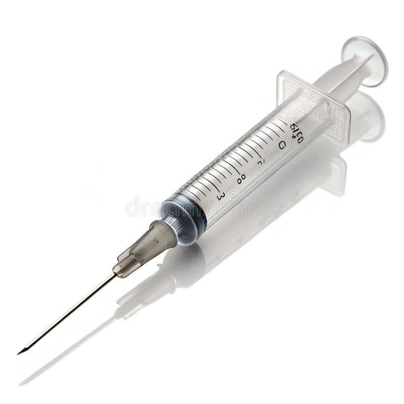 3D Needle Illustration Isolated on White Background Stock Illustration ...