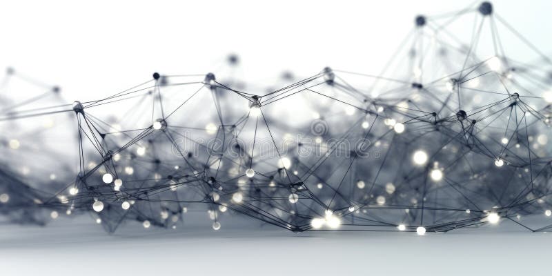 3D Network Connections with Plexus Design Blue Background Wallpaper ...