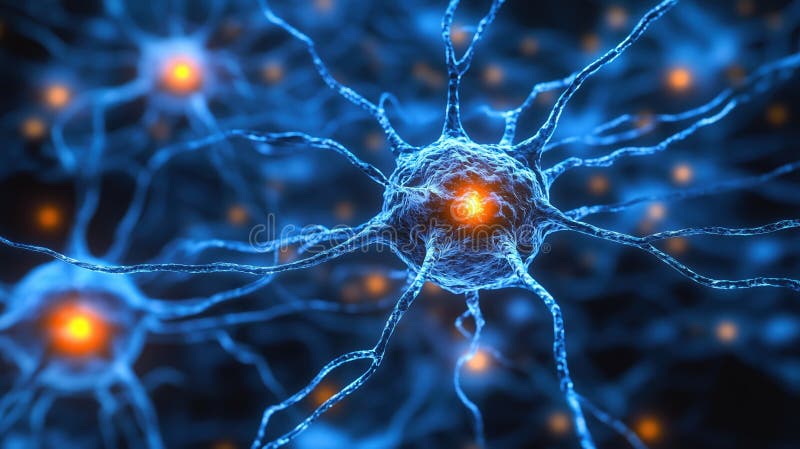 3D Neural Network with Glowing Synapses and Connections Stock ... 3D Neural Network with Glowing Synapses and Connections Stock ...