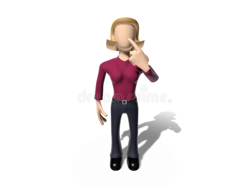 3d Neutral Lady Character Stock Illustrations – 149 3d Neutral Lady ...
