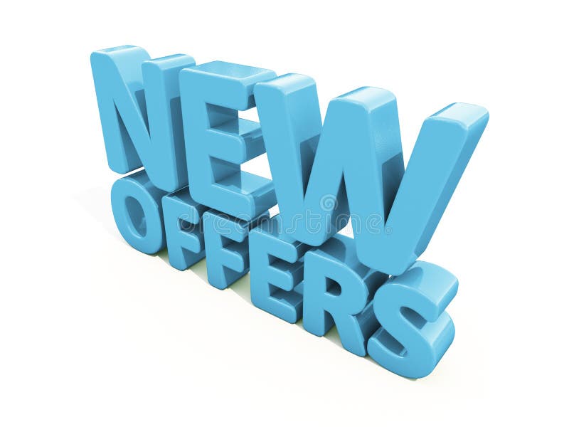 3d New offers stock image. Image of renewed, offer, airing - 39612405