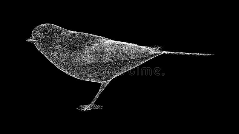 Nightingale Flying Drawing