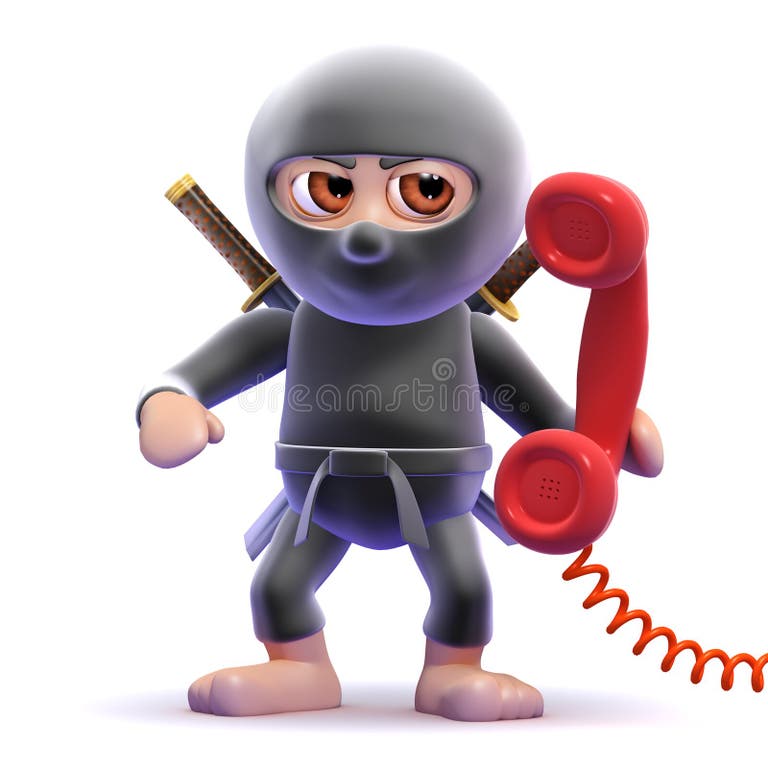 Cartoon Answering Phone Stock Illustrations – 604 Cartoon Answering ...