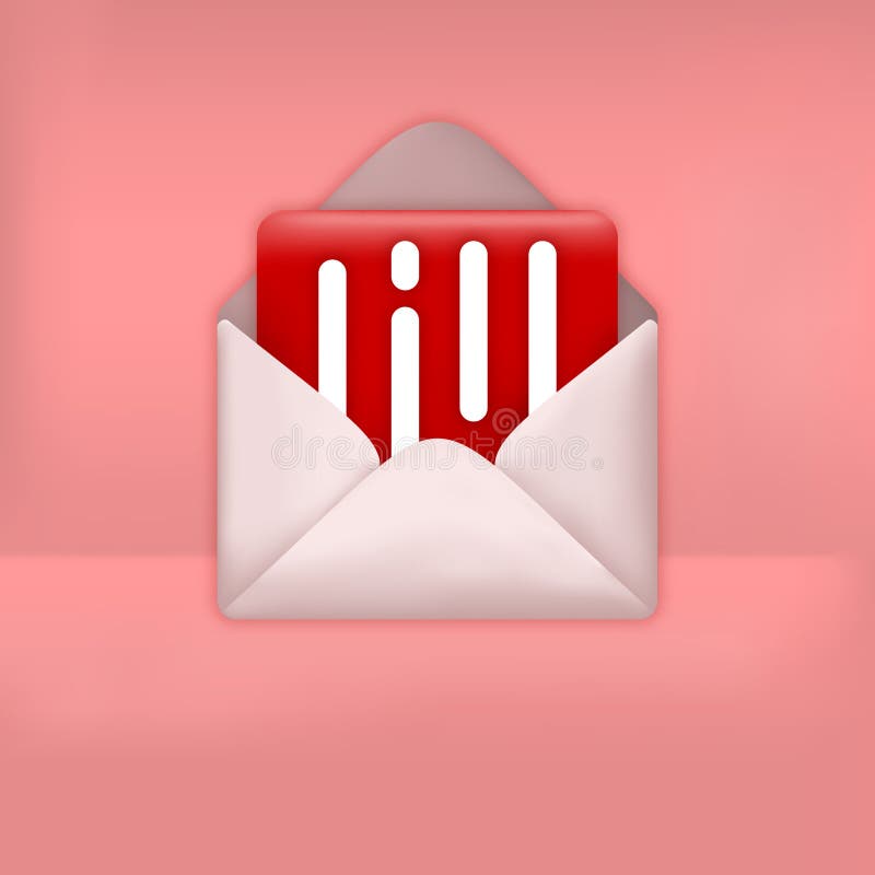 3d Notification Message Bubbles on Pink Background Free Vector Stock ...