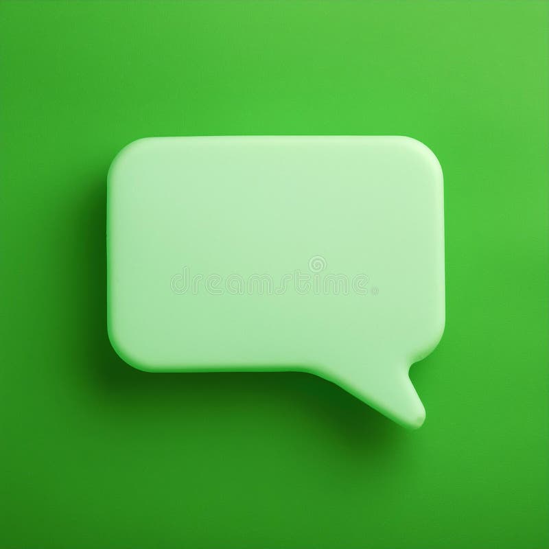 3D Notification Message Pop-up on Vivid Blue Background. Speech Cloud ...