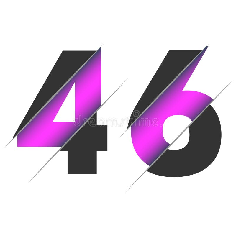 46 3d Number Cut Design for Decorative Design. 3d Art Wallpaper ...