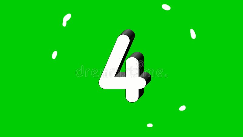 3D Number 4 Four Sign Symbol Animation Motion Graphics Icon on Green ... 3D Number 4 Four Sign Symbol Animation Motion Graphics Icon on Green ...