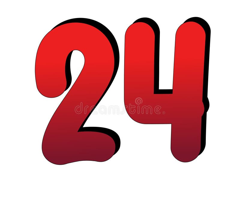 Number 24 Stock Illustrations – 7,532 Number 24 Stock Illustrations ...