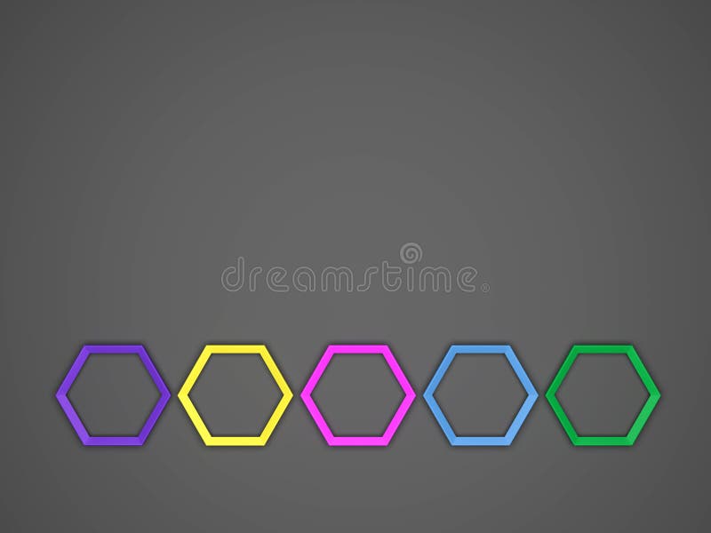 3D octagon template layout stock illustration. Illustration of ...